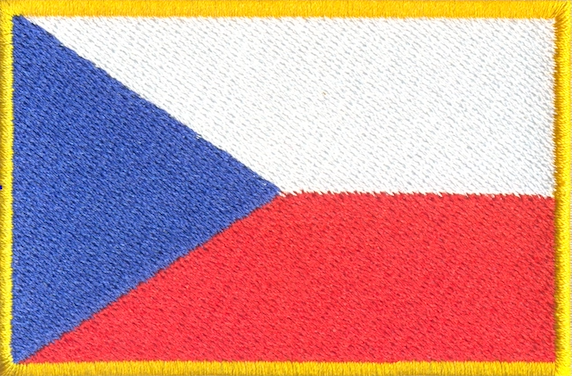 Patches | World | Czech Republic Country Flag 3.5" x 2.25" Patch – HEDi