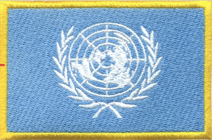 HEDi | Patches | World | United Nations Flag 3.5" x 2.25" Patch