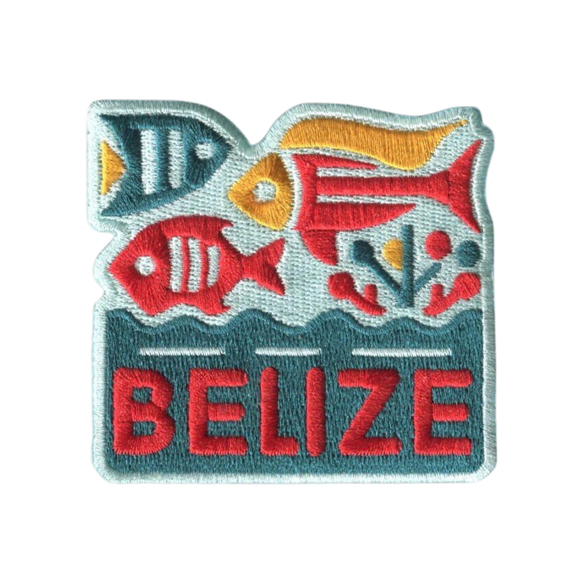 HEDi | Patches | Belize Patch is 2.5”H x 3.25"W