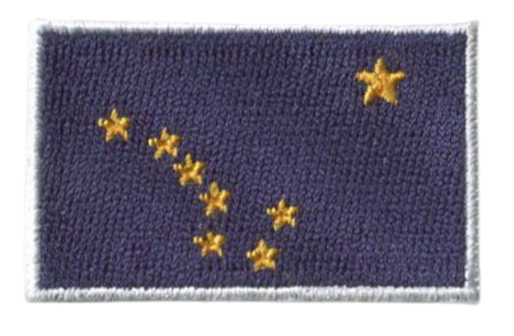 HEDi | Patches | World | Alaska State Mini Flag Patch