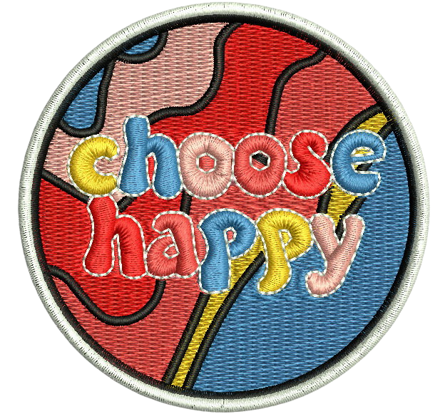 HEDi | Patches | Choose Happy Patch 2. 875" round