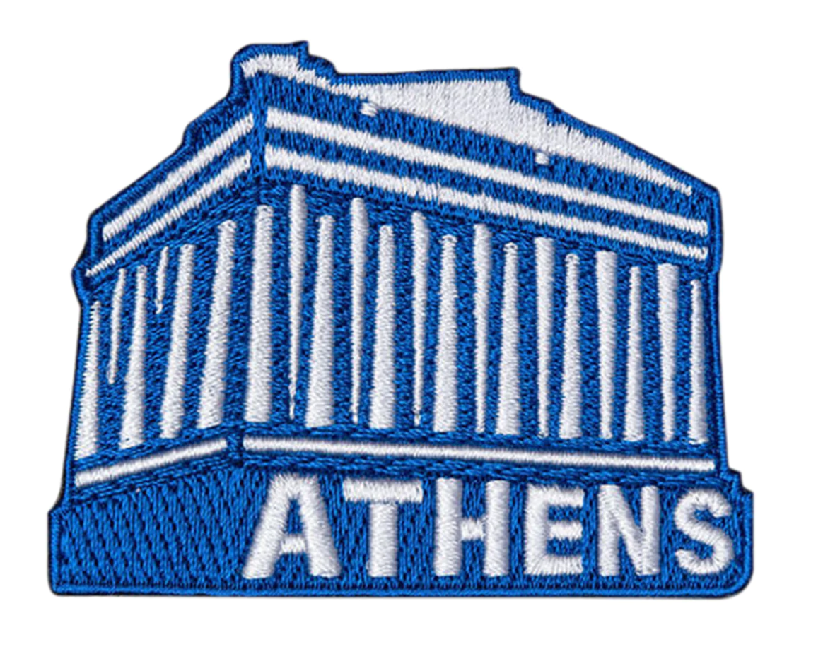 HEDi | Patches | Athens Greece 2.75" x 2" Patch