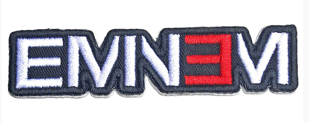 HEDi | Patches | EMINEM Die-Cut-Out Logo 3.25" x .75" Patch