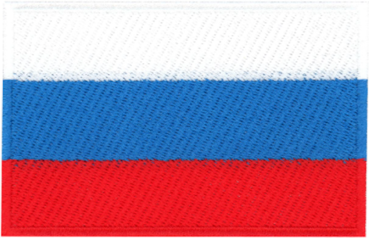 HEDi | Patches | World | Russia Country Flag 3.5" x 2.25" Patch